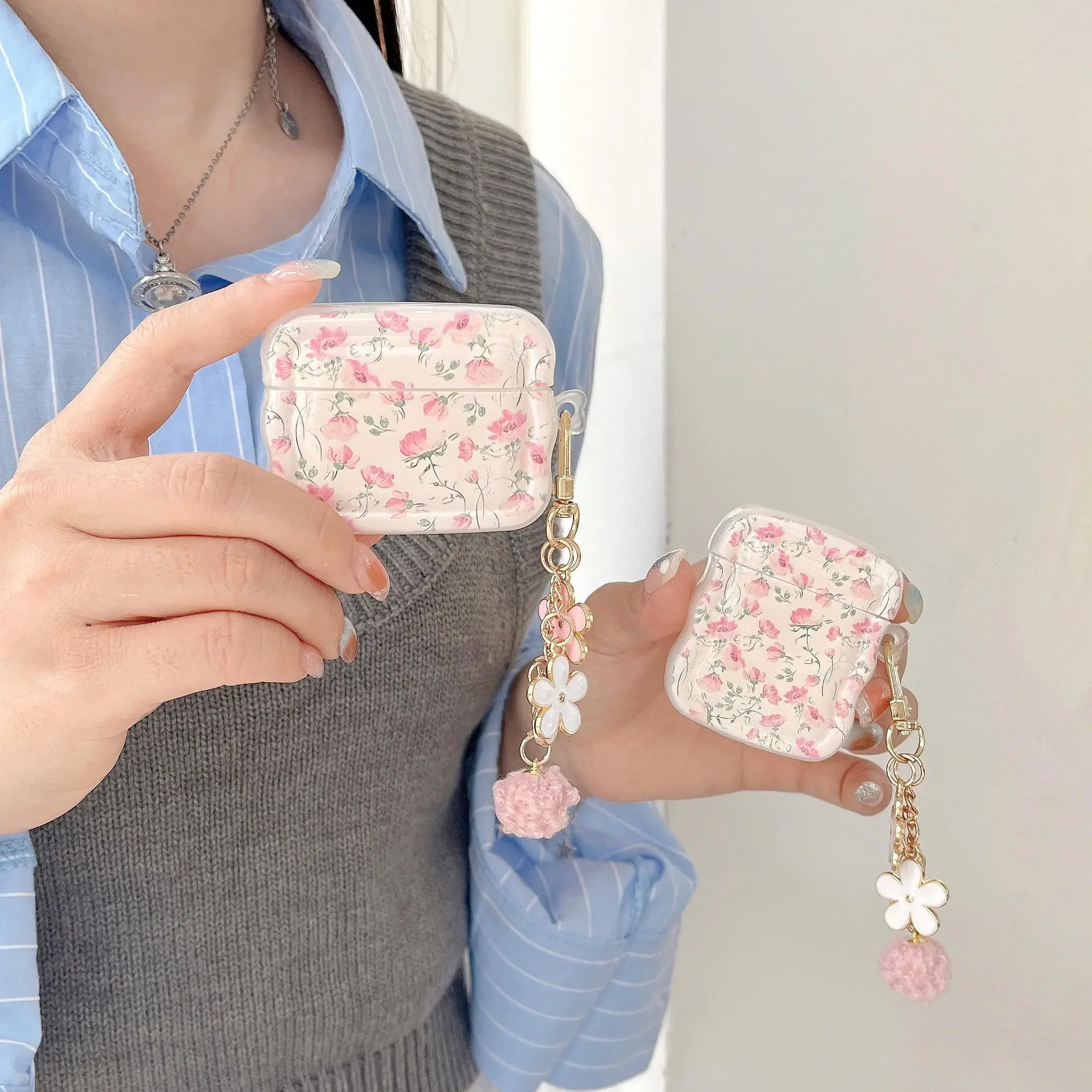 Flower-Pattern-Earphone-Cases-For-Apple-Airpods1-2-Pro-3-new-2021-Pro ...