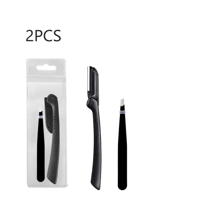 Eyebrow Razor Trimmer Kit Eyebrow Grooming Set for Women and Men Comb ...