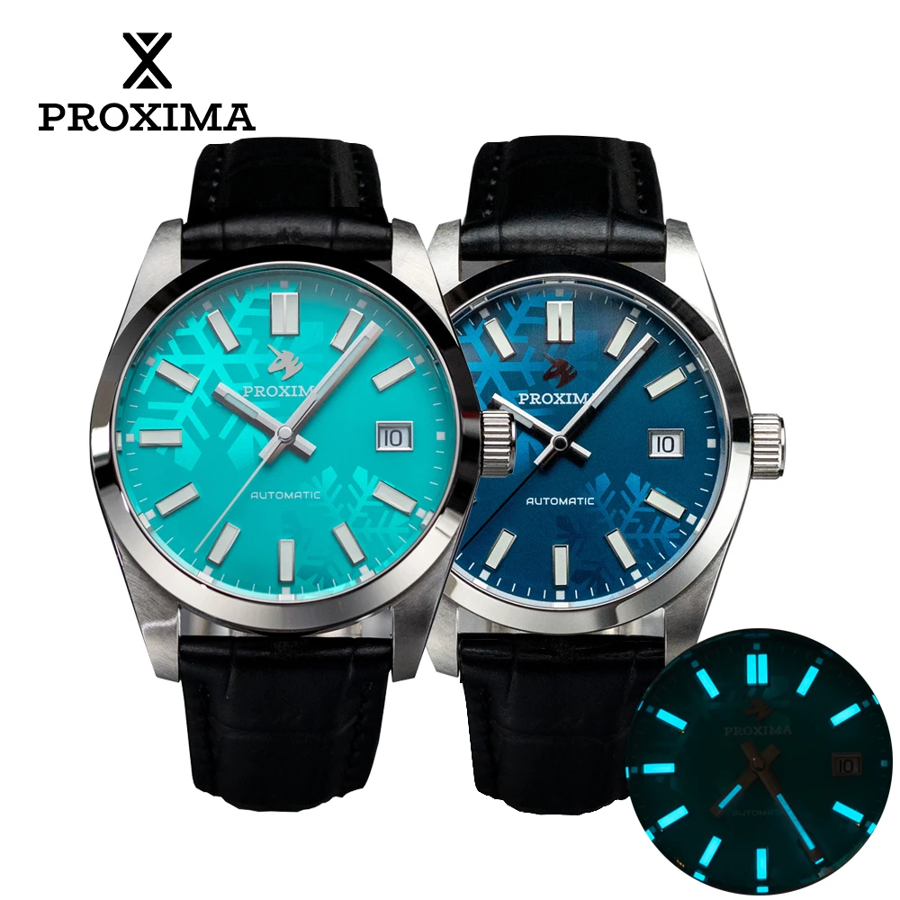 Proxima Px1690 Men Vintage Watch 37mm Snowflake Dial Man Sport Watches ...