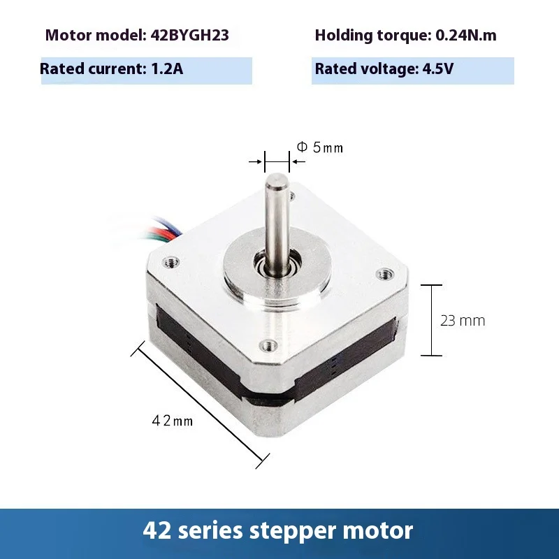 Nema17-Motor-Stepper-23mm-34mm-40mm-48mm-60mm-2-fase-pencetak-3D-Laser ...