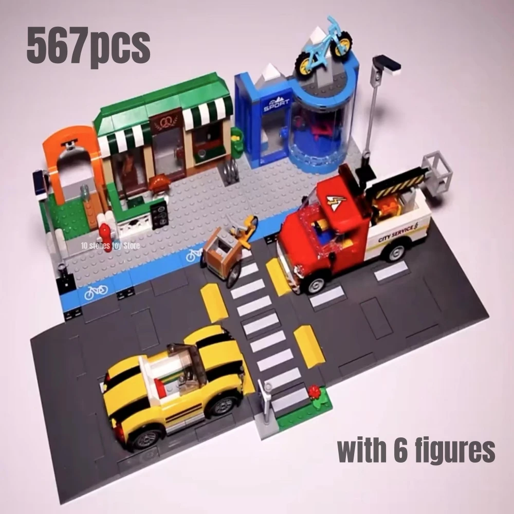 567pcs-Shopping-Street-Building-Blocks-Model-Fit-60306-Toys-for ...