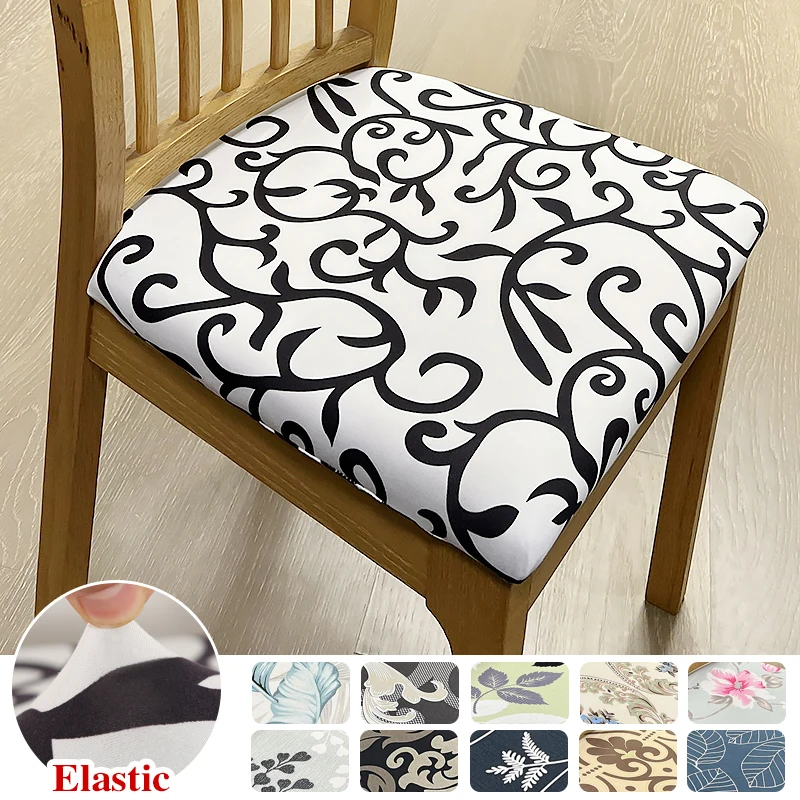 Printed-Chair-Cover-Stretch-Seat-Cover-Chair-Protector-Slipcover ...