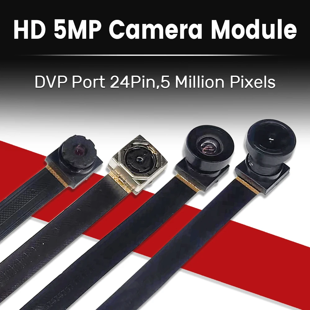 OV5640 Camera Module 68 72 120 160 Degree Auto Focus 5MP AF High-definition 24PIN DVP MIPI ...