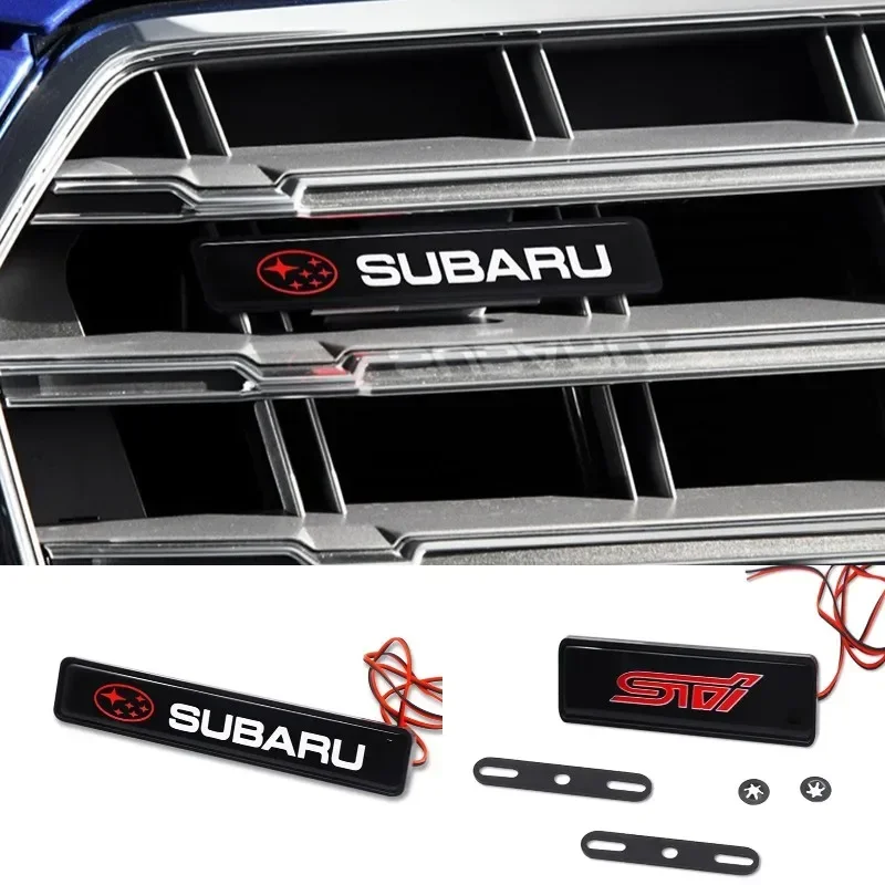 LED-Car-Front-Grille-Emblem-Badge-Light-Decoration-for-Subaru-Forester ...