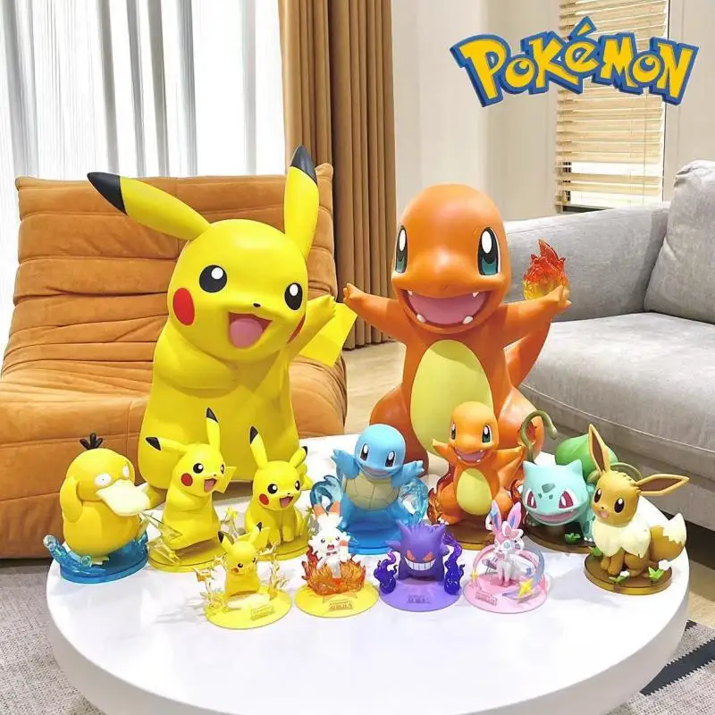 Figura-de-Anime-de-Pok-mon-Gengar-Pikachu-Ibrahimovic-Scorbunny-modelo ...