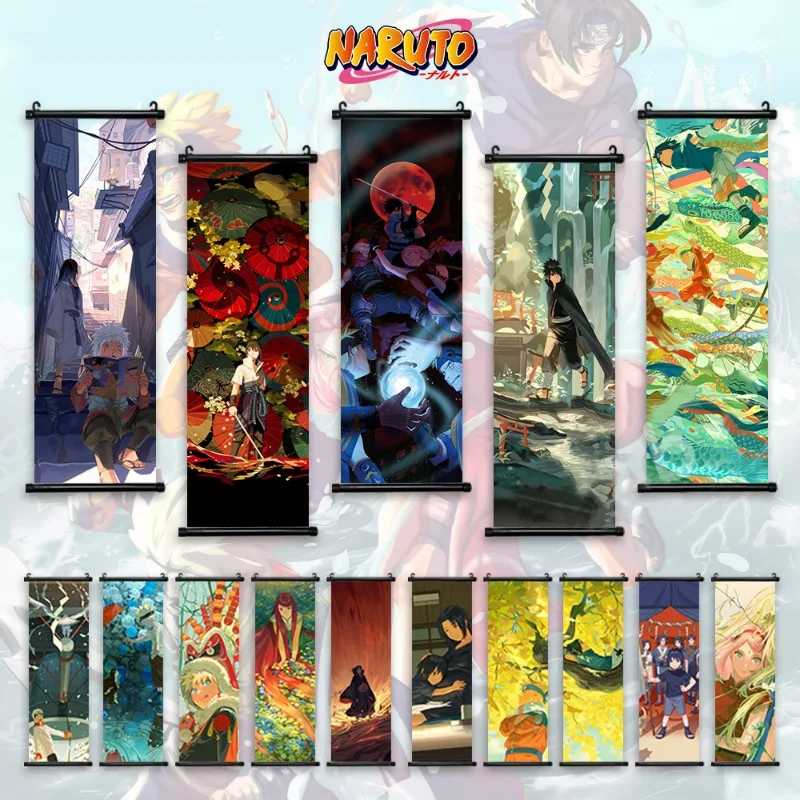 Naruto-Canvas-Decorative-Paintings-Classic-Anime-Wall-Art-Kawaii-Sasuke ...