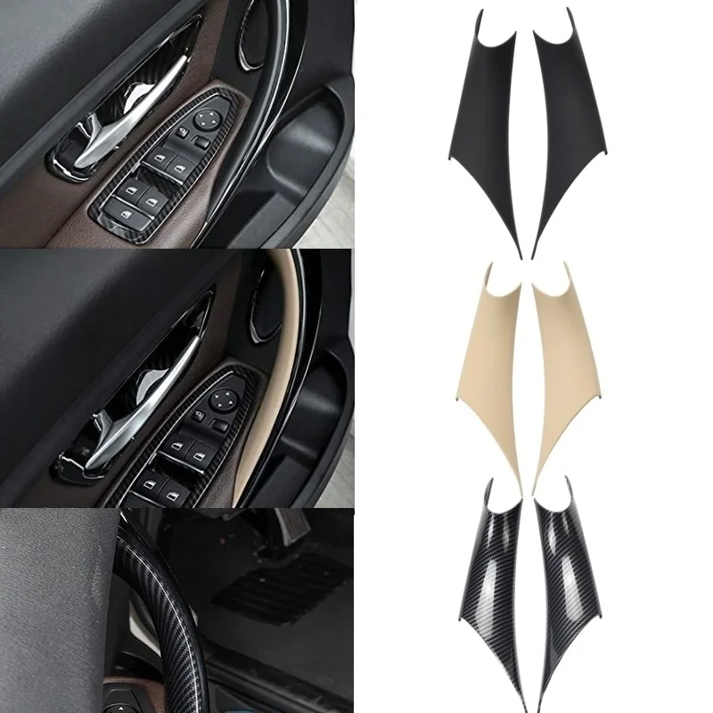 2PCS Car Styling Interior Door Panel Handle Inner Pull Protective Cover ...