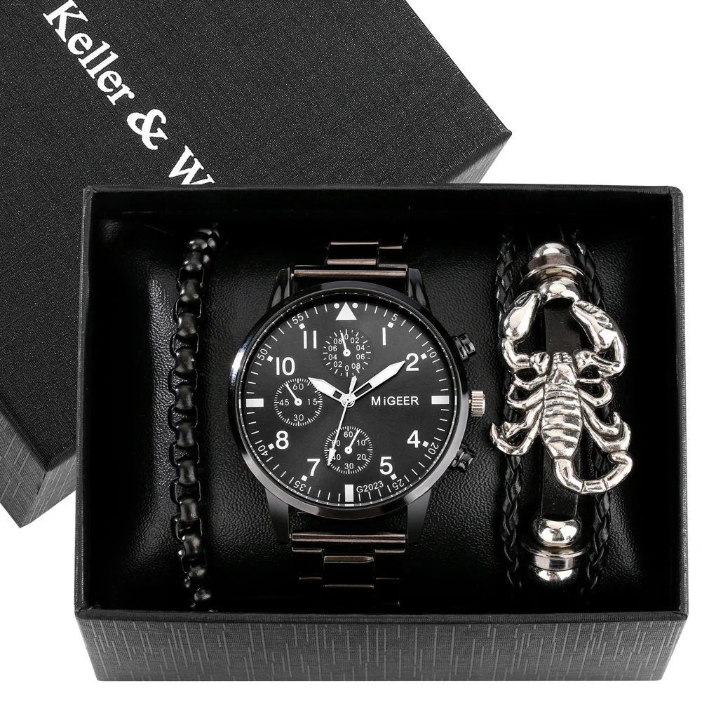 Reloj-de-cuarzo-de-acero-completo-para-novio-nuevo-regalo-de-lujo-para ...