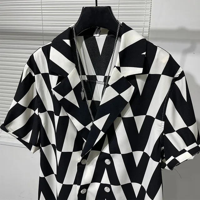 L09955 Fashion Men's Shirts 2022 Runway Luxury famous Brand European ...