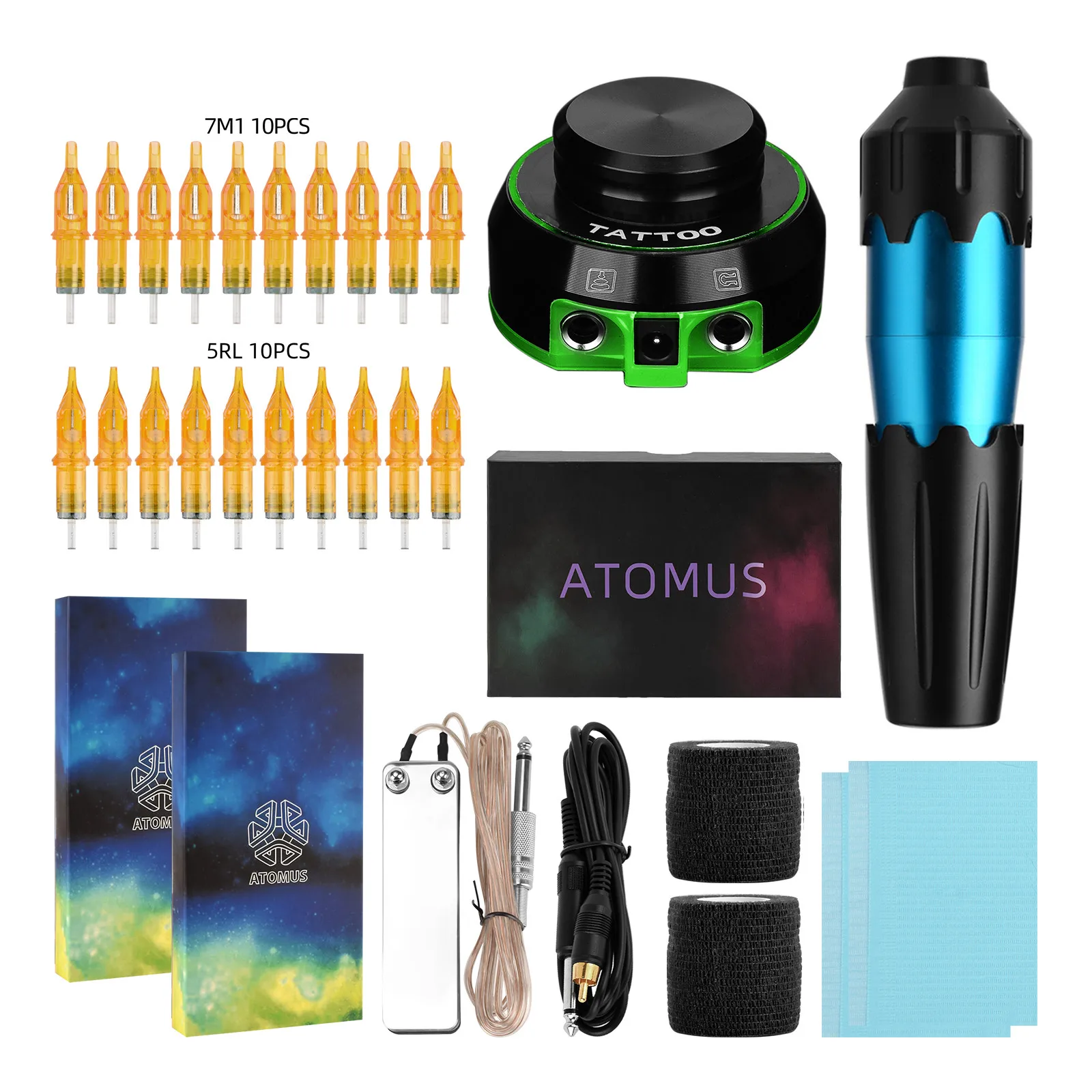 Professional-Tattoo-Permanent-Makeup-Machine-Rotary-Tattoo-Machine-Kit ...