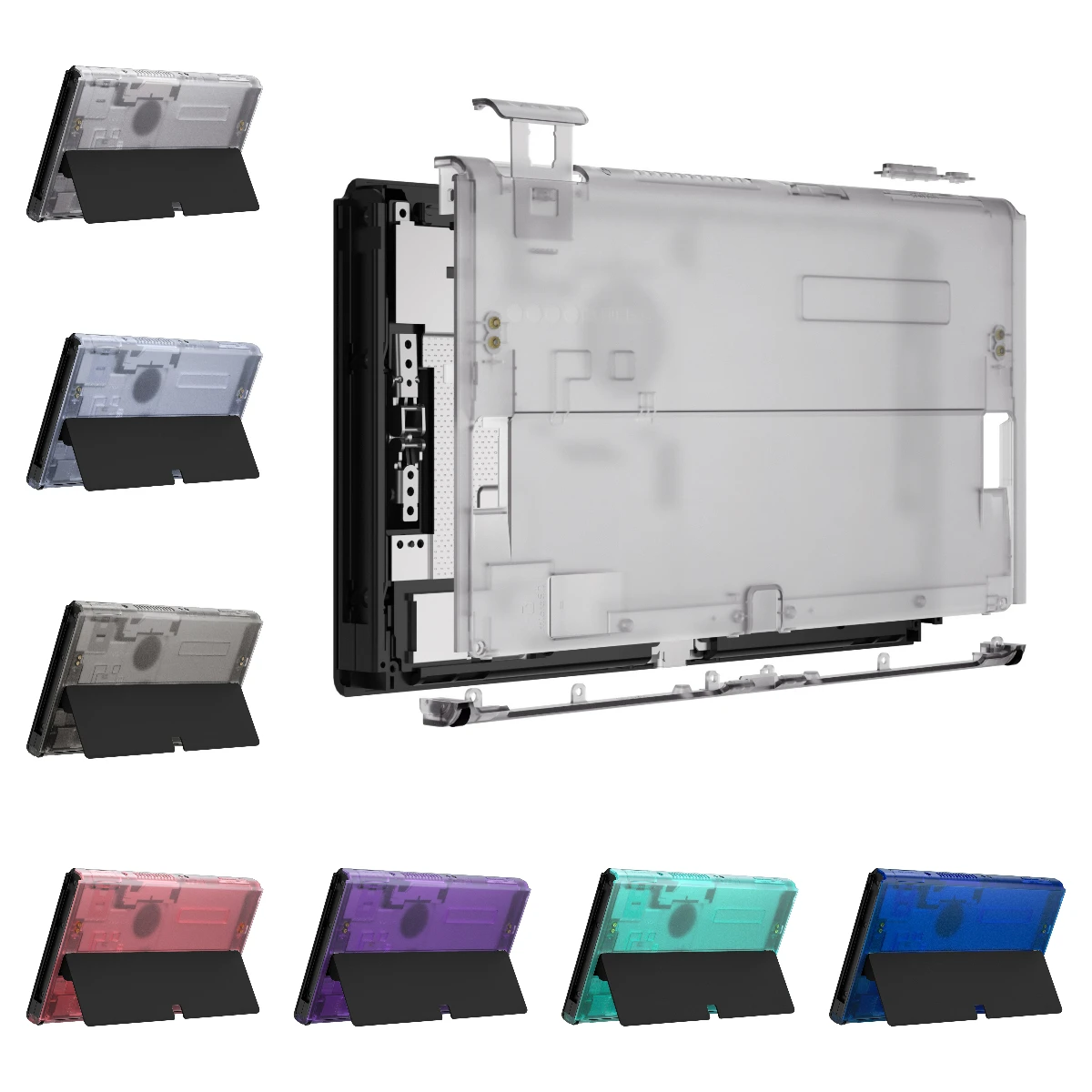 eXtremeRate-Clear-Console-Back-Plate-DIY-Replacement-Housing-Shell-Case ...