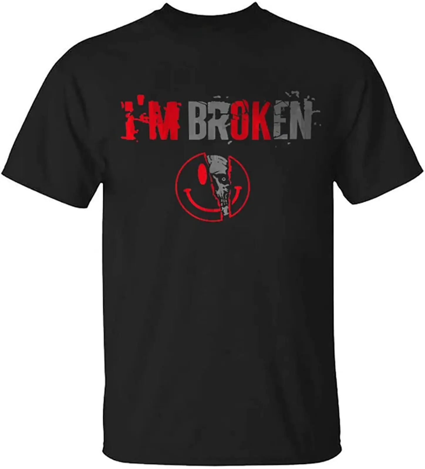 Im Broken Im Ok ShirtMens T Shirts Tumblr Ulzzang T-shirt Men Adult ...