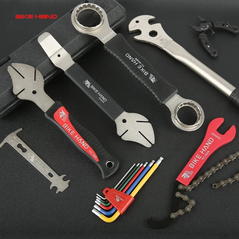 BIKE HAND Bicycle Repair Tools Freewheel/Chains/Disc Correction/Central ...
