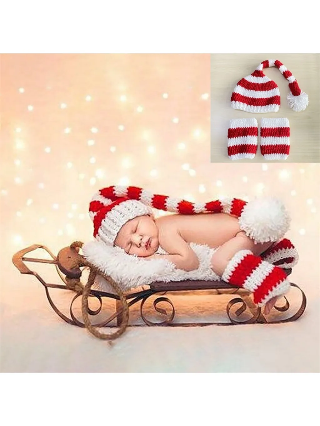 0-1month-Newborn-Photography-Props-Christmas-Baby-Clothes-Santa-Claus ...
