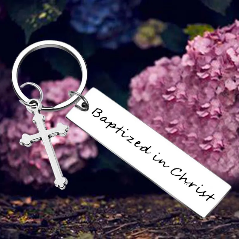 Baptism-Gifts-Baptized-in-Christ-Keychain-Christian-Key-Chain-Pendant ...