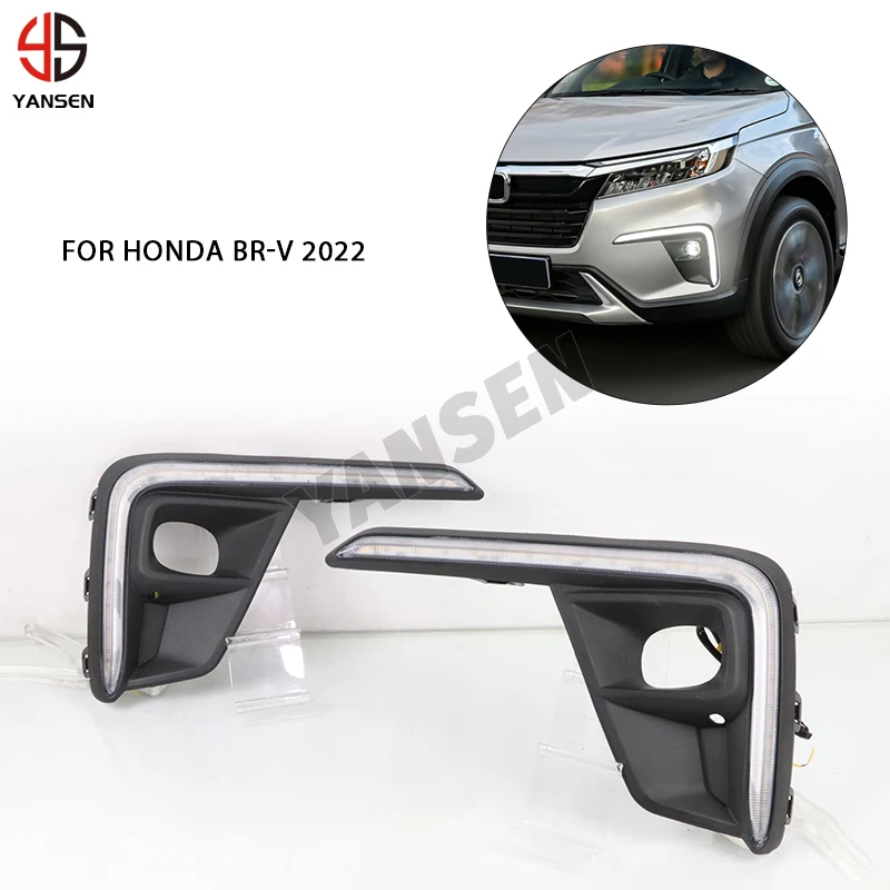 For Honda BR-V BRV 2022 LED DRL Daytime Running Light Dynamic Turn ...