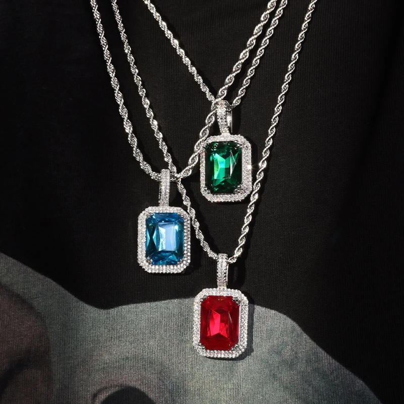 Hiphop-collane-con-ciondolo-in-zirconi-ghiacciati-lucidi-di-lusso-per ...