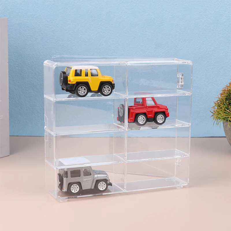 1-64-Scale-Car-Model-Storage-Box-8-Slot-Clear-Display-Shelf-Toy-Car ...