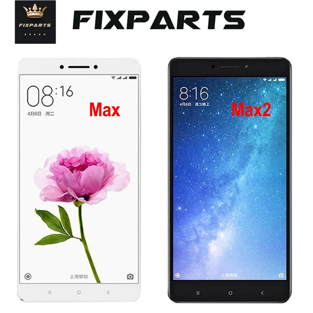 Testado bem 6.44 "para xiaomi mi max 2 display lcd com montagem da tela ...