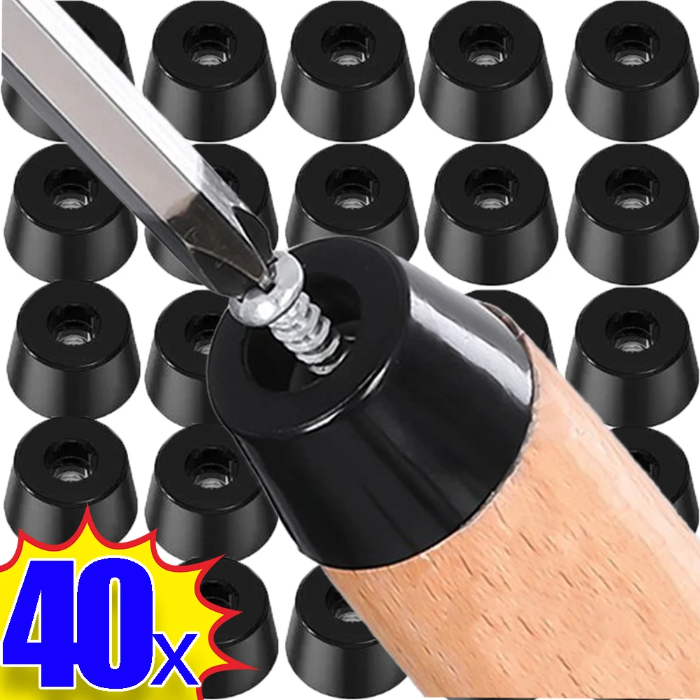 8-40PCS-Rubber-Pads-Floor-Protectors-Table-Chair-Furniture-Leg-Cover ...