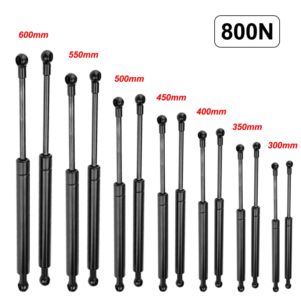 2pcs Universal 800n 300/350/400/450/500/600mm Gas Strut Bars Gas ...