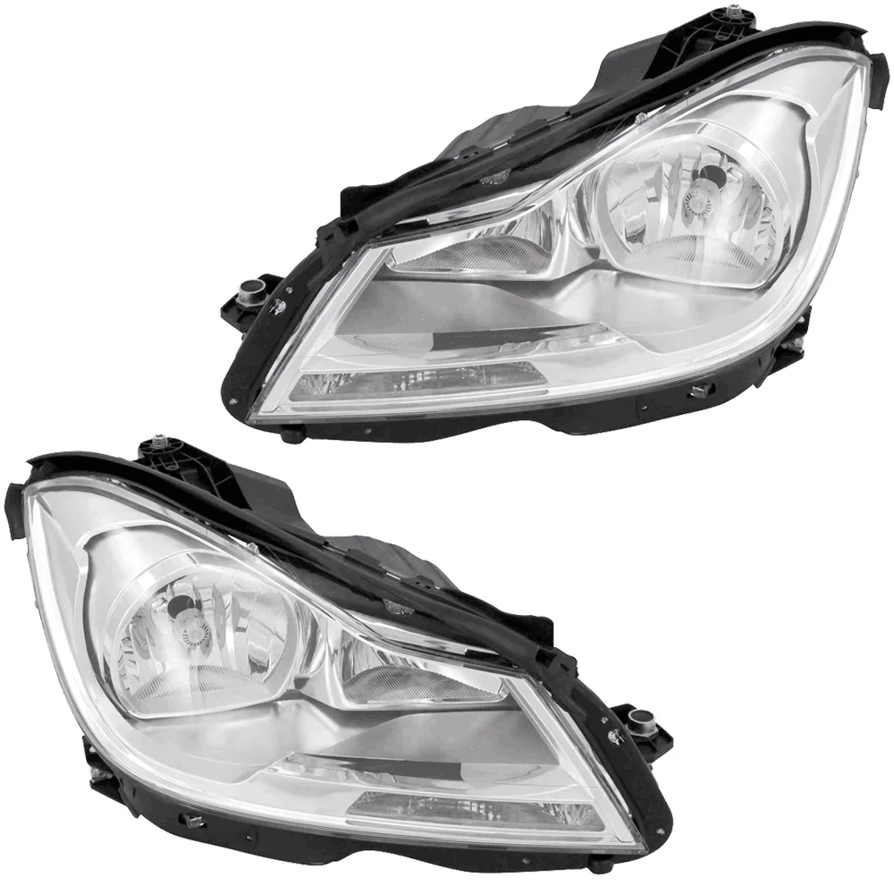 Suitable-for-Mercedes-Benz-C180-C200-C260-front-headlights-2011-2013 ...