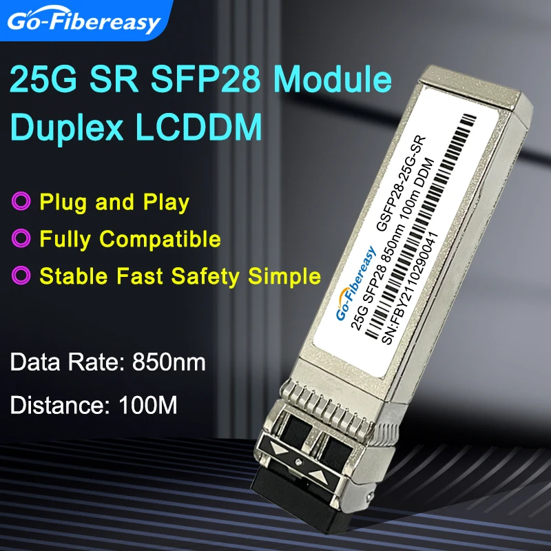 M-dulo-SFP28-Dual-LC-25GBASE-SR-850nm-100m-DDM-MMF-SFP28-transceptor ...