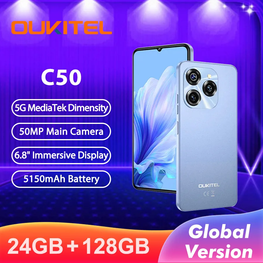 Oukitel-tel-fono-inteligente-C50-5G-versi-n-Global-pantalla-de-gota-de ...