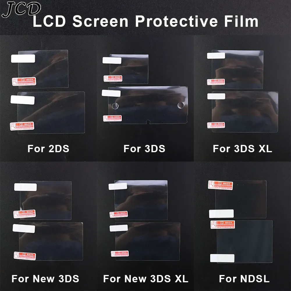 JCD-Plastic-Clear-Protective-Film-Screen-Lens-Cover-Protector-For-2DS ...