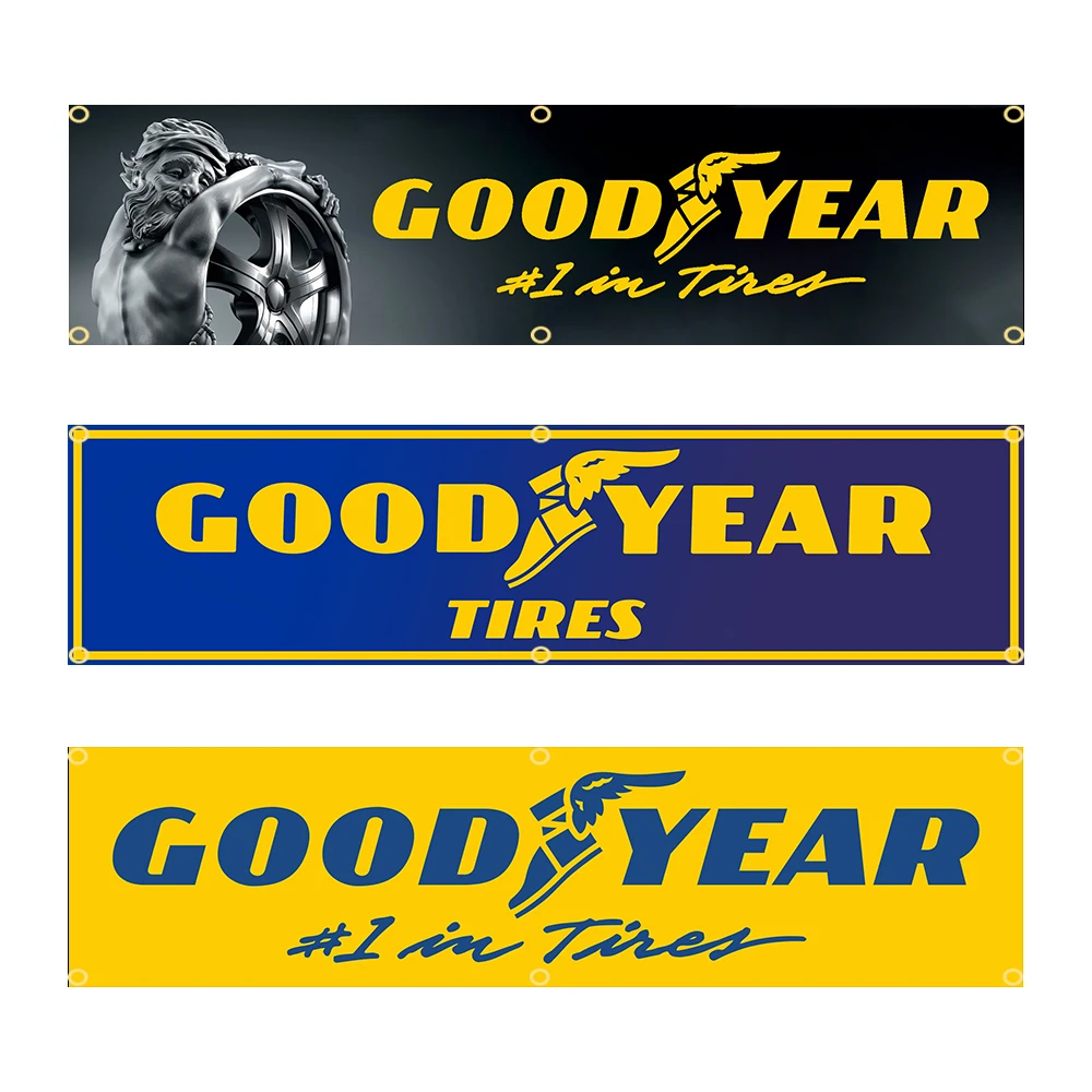 60X240cm-Good-Years-Replacement-Tyres-Banner-Flag-Garage-or-Outdoor ...
