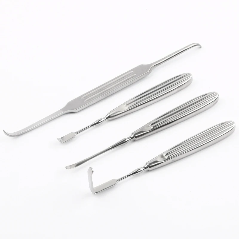 Rhinoplasty instruments Rib cartilage 4-piece set Rib cartilage L-hook ...