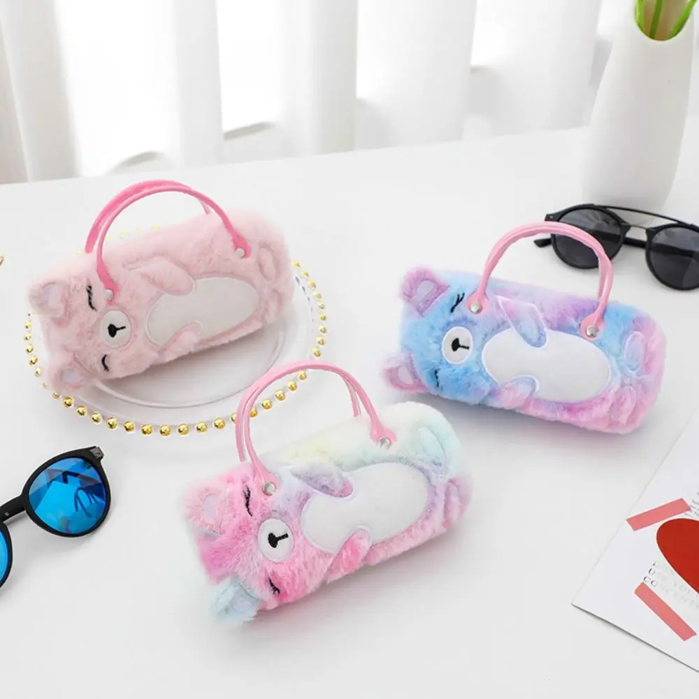 Plush Bear Glasses Case Cute Cartoon Glasses Box Spectacle Case Handbag ...