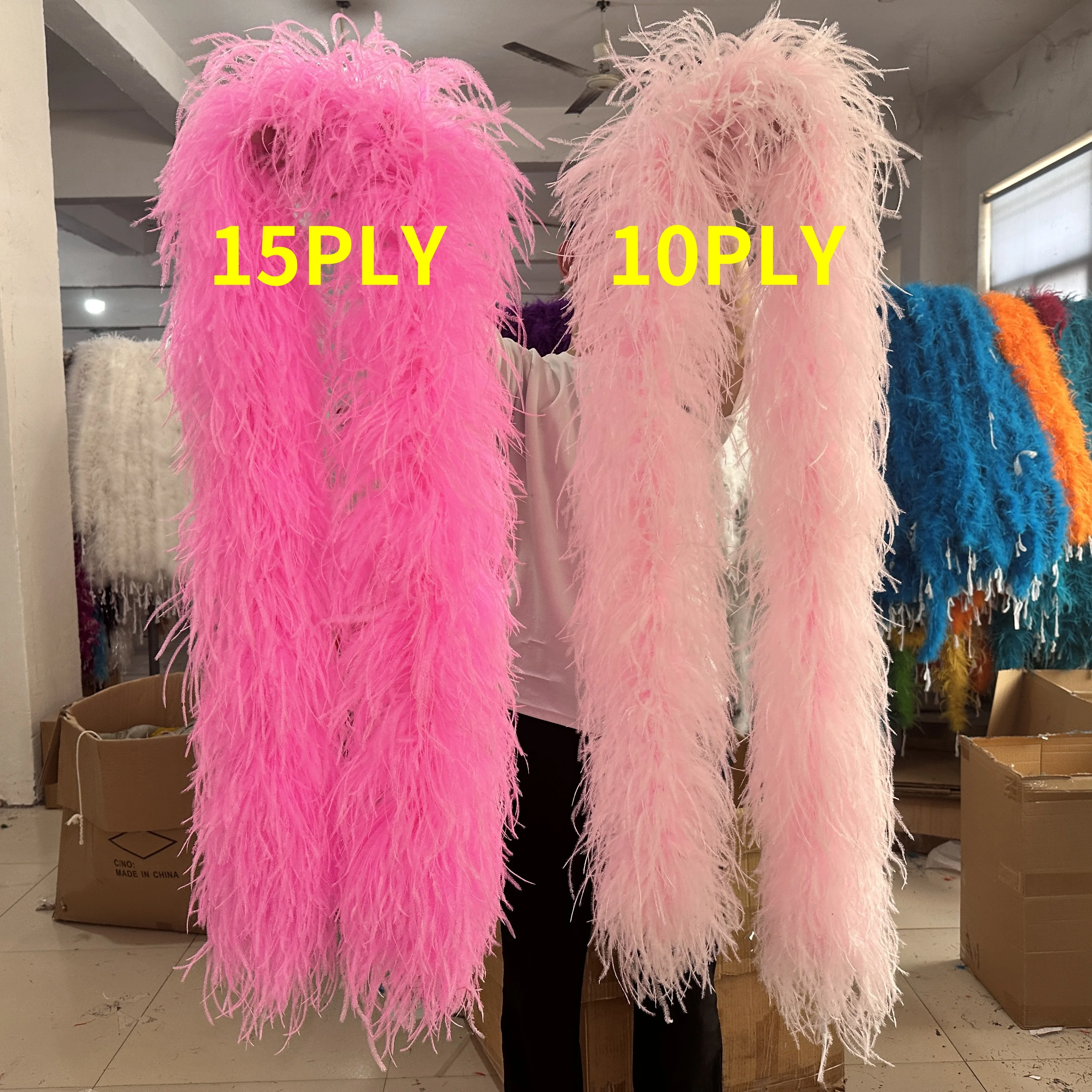 Pink-Ostrich-Feathers-Boa-6-10-15Layer-Ostrich-Boas-Home-Decor-1-2Meter ...