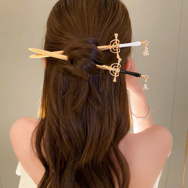 Chinese-Style-Sword-Hairpin-For-Women-Retro-Inlaid-Ruby-Rhinestone-Hair ...