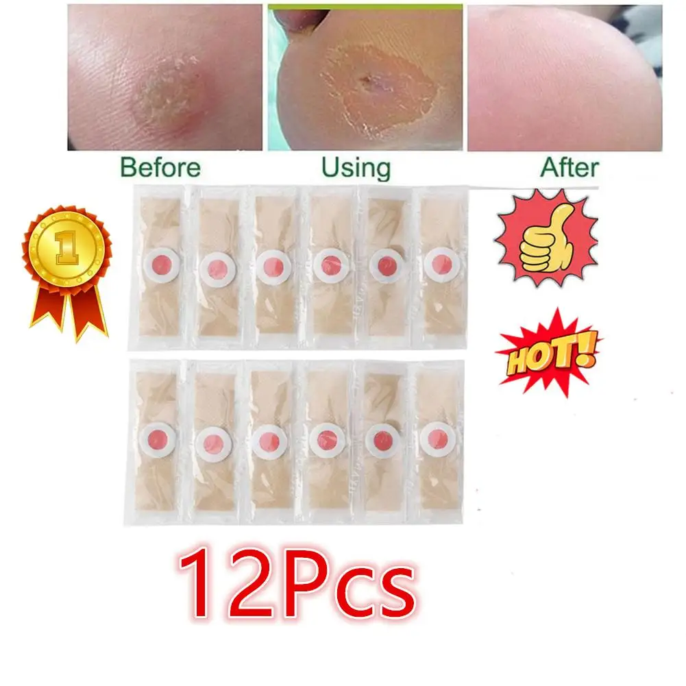 12Pcs-Corn-Patch-Corn-Plaster-Remover-Corn-Toe-Pads-Patch-Adhesive ...