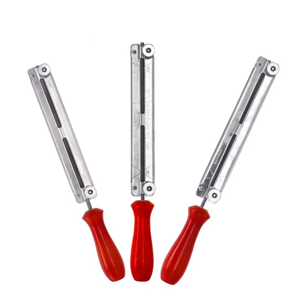 1pc Chainsaw File Kit Sharpening Filing Set Steel Blade Hardwood Handle ...
