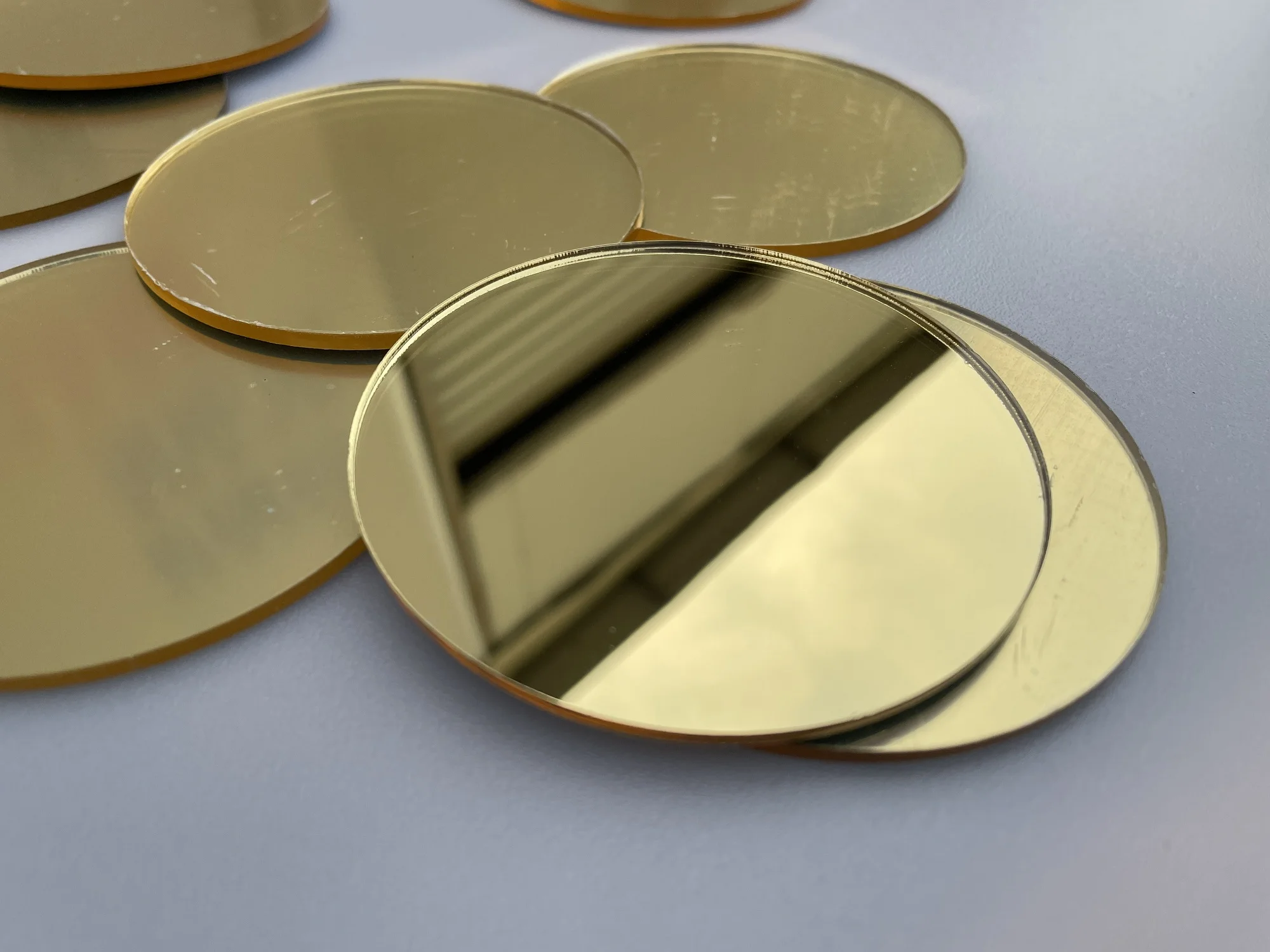 Unfinished-Mini-Round-Silver-Mirrors-Light-Gold-Portable-Small-Makeup ...