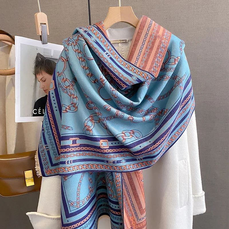 Cashmere-Warm-Blanket-Winter-Scarf-Fashion-Houndstooth-Print-Thick ...