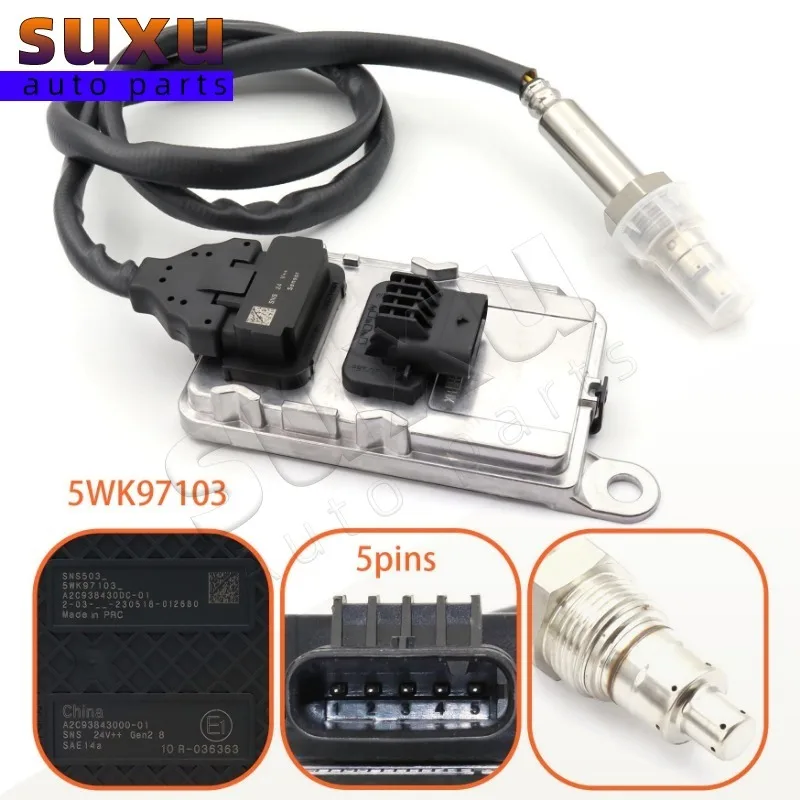 Auto-parts-24V-Nitrogen-Oxygen-Sensors-5WK97103-5WK9-7103-For-Cummins ...