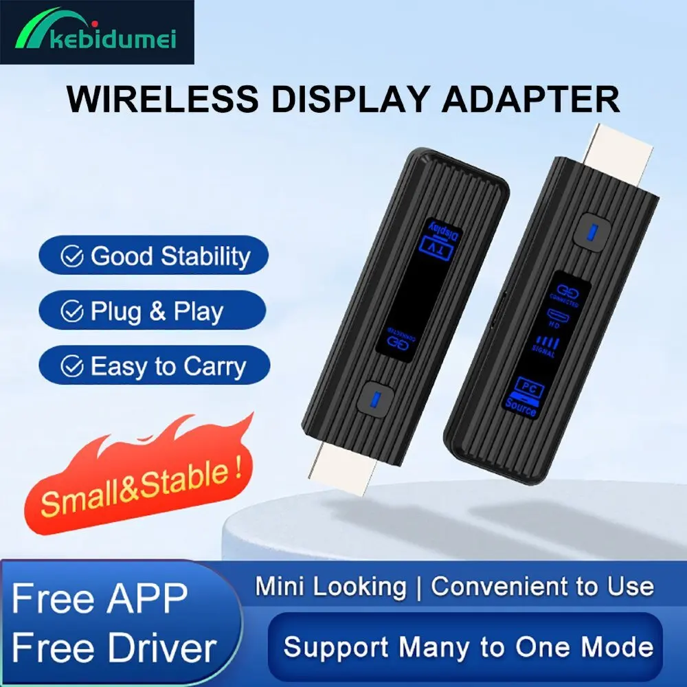 Kebidumei Wireless Video Transmitter Receiver Extender 50M 1080P HDMI ...