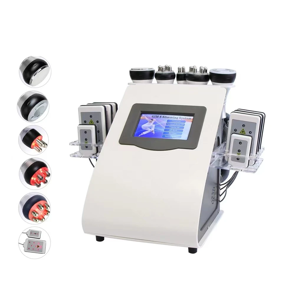 Fat Burner New 6 In 1 Ultrasonic 40k Cavitation Vacuum Fat Loss Body ...