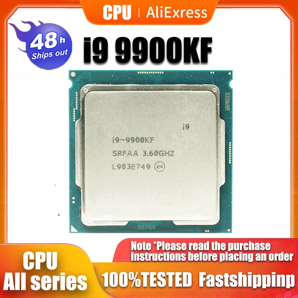 Used-Core-I9-9900KF-3-6GHz-Eight-Core-Sixteen-Thread-CPU-Processor-L3 ...