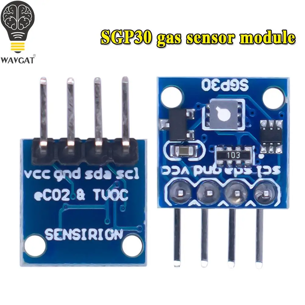 Indoor air measurement of SGP30 multi pixel gas sensor TVOC/eCO2 ...