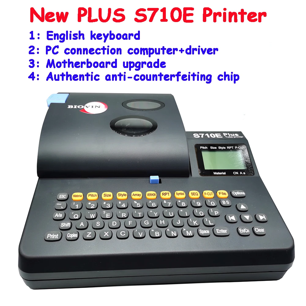 PC-connection-BIOVIN-heat-shrink-tube-printer-s700e-upgrade-s710e-wire ...