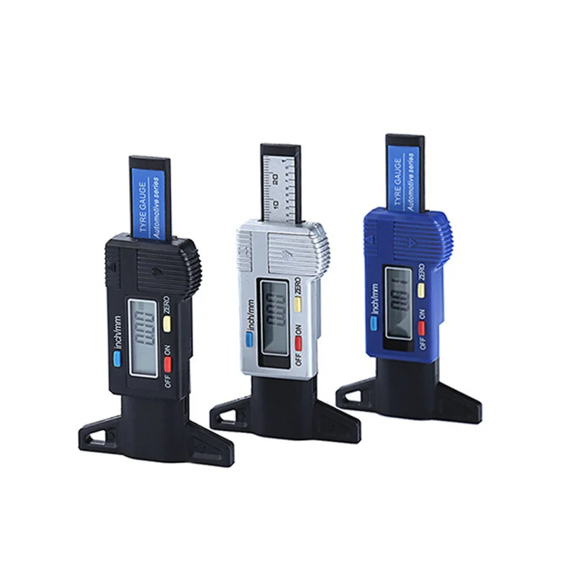 Car Digital Tire Depth Gauge Automobile Tire Wear Detection Measuring ...