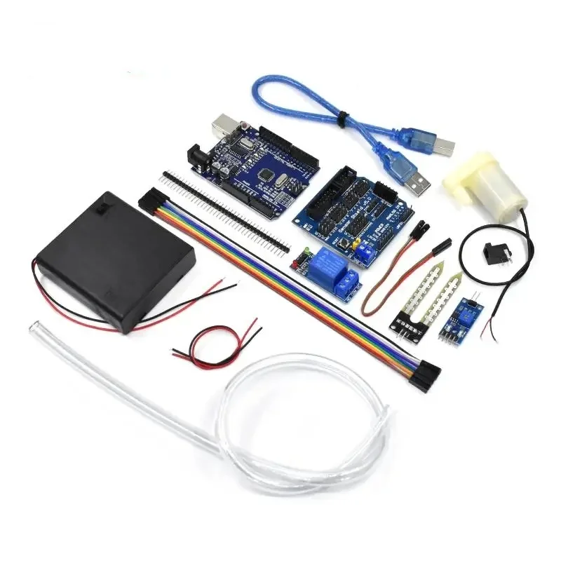 DIY-Automatic-Water-Pump-Module-Kit-UNO-R3-Garden-Drip-Watering-Soil ...