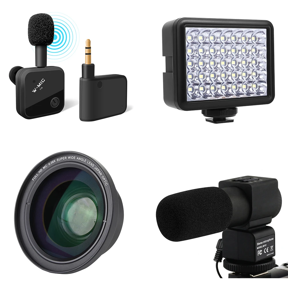 For-Digital-Camera-Camcorder-Video-Camera-Microphone-Lens-Wireless ...