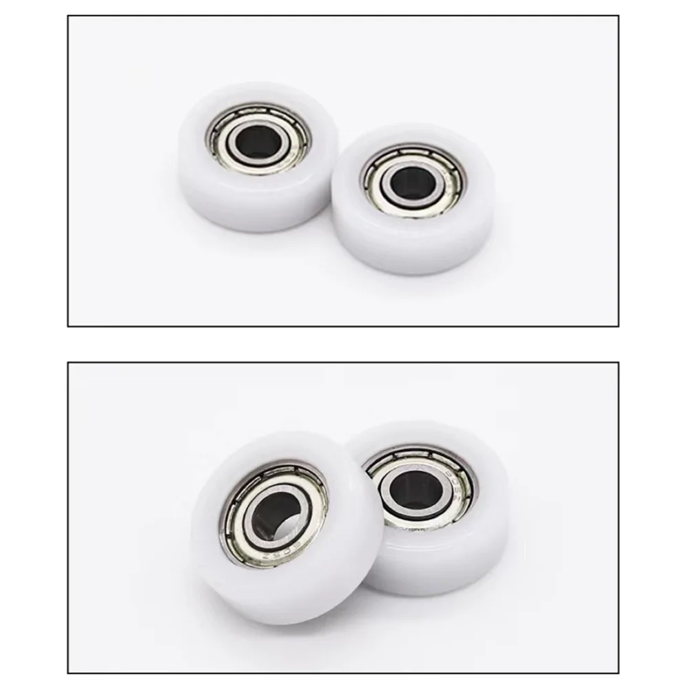 Nylon-Plastic-Wheel-With-Bearings-Flat-miniature-pulley-POM-Hard ...