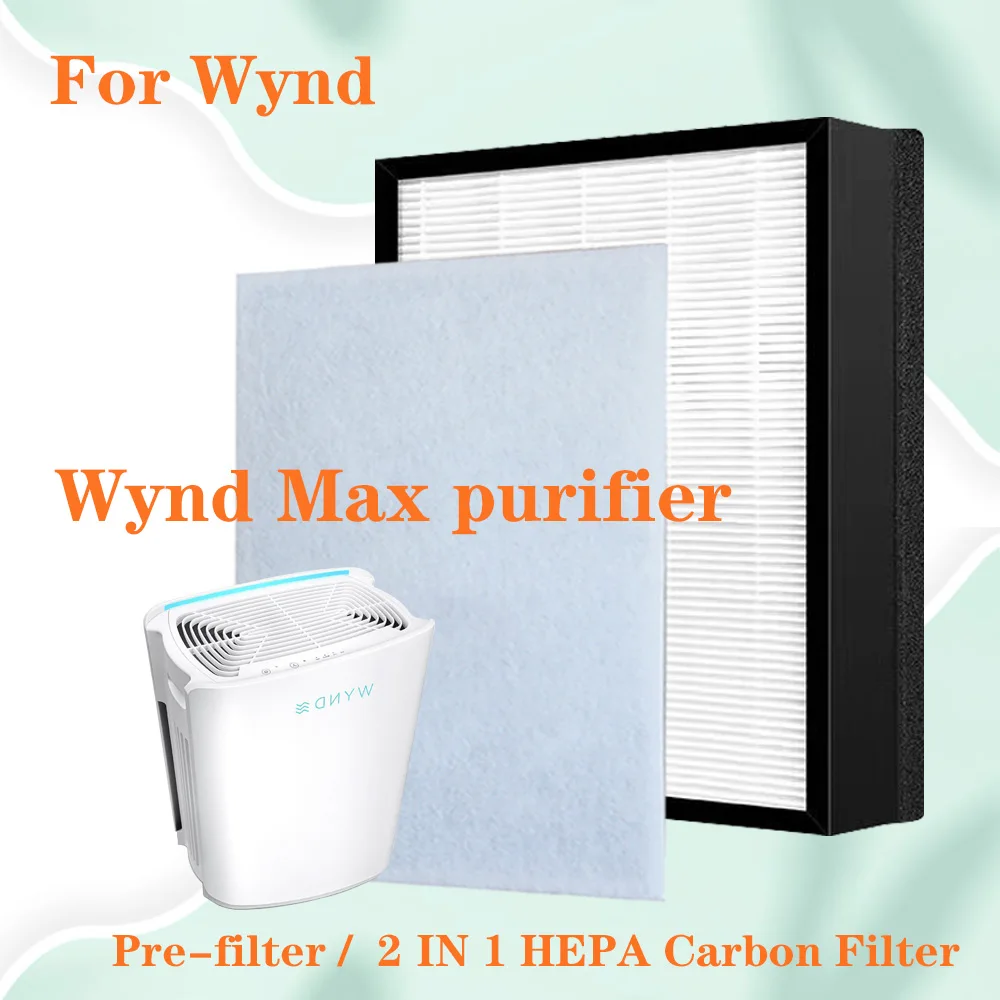 Replacement for Wynd Max Smart Room Air Purifier Compatible HEPA and ...