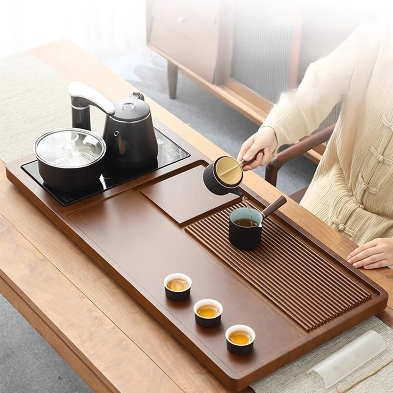 GIANXI-Chinese-Home-Tea-Ceremony-Tea-Tray-Natural-Bamboo-Drainage-and ...